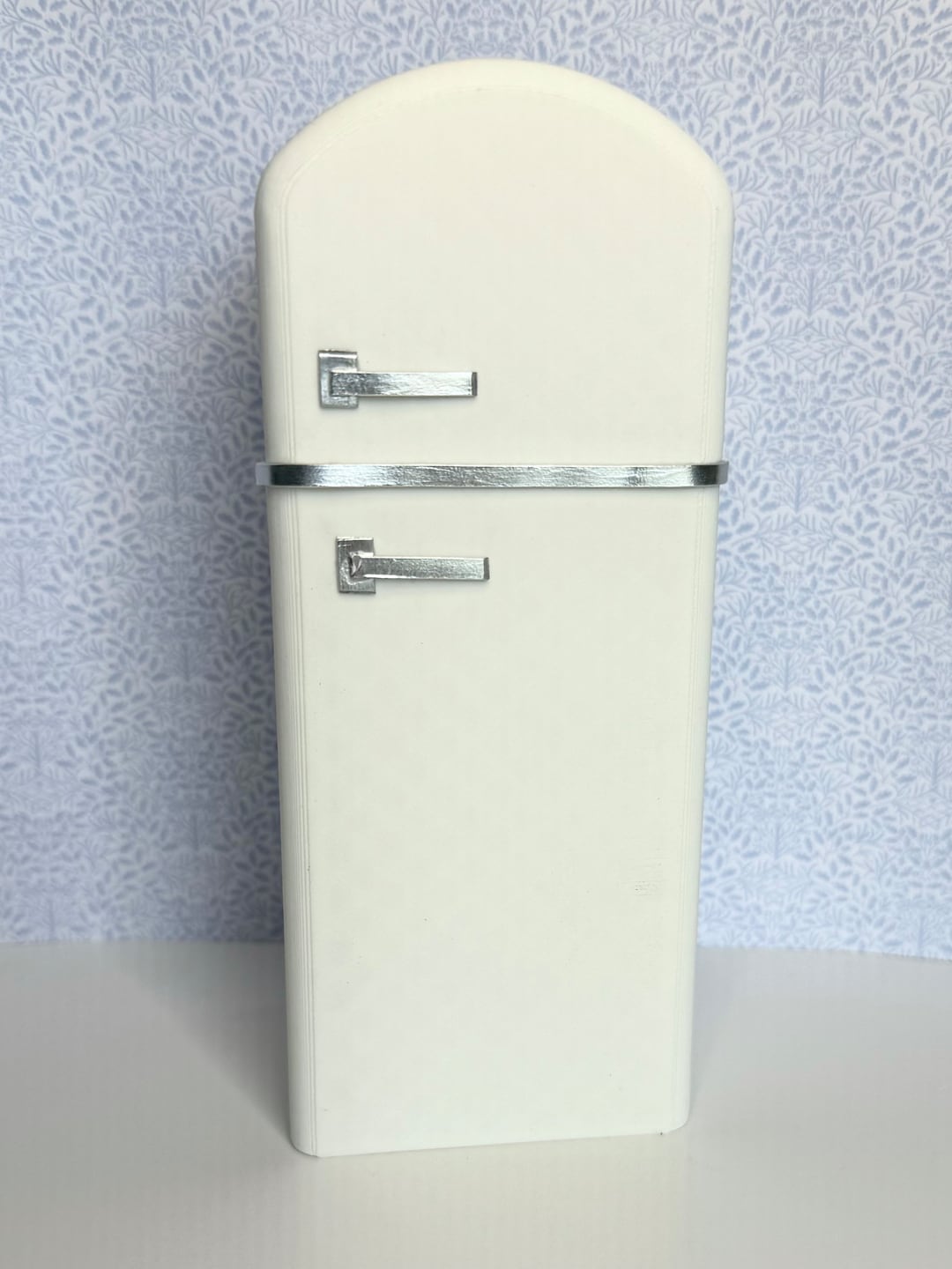 Dollhouse Retro Refrigerator, 50s Style Fridge, Vintage Look Kitchen ...