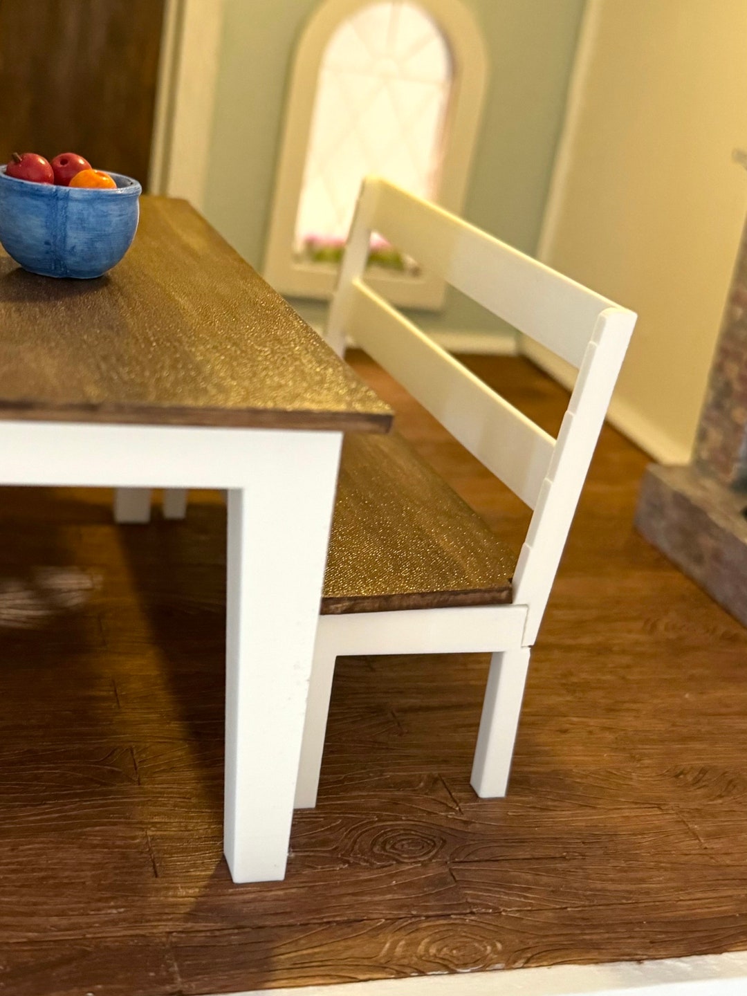 Miniature Bench, Farmhouse Kitchen Chair - Etsy