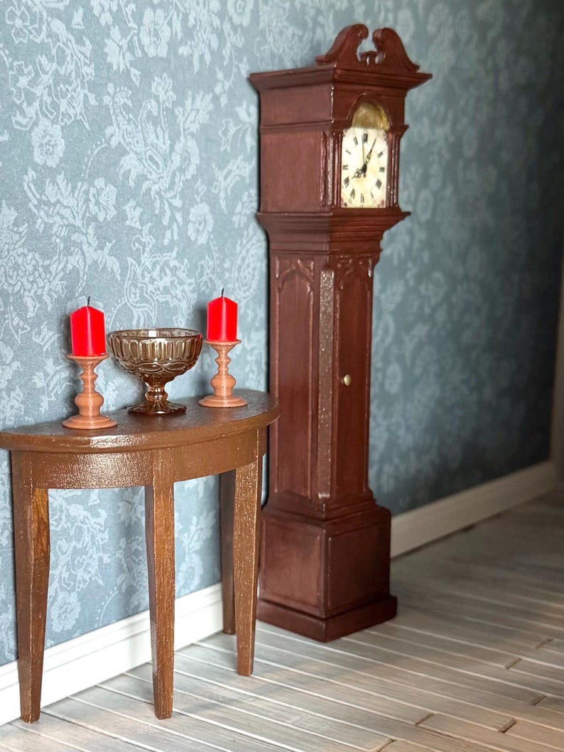 Dollhouse Grandfather Clock Replica, 1:12 Scale - Etsy