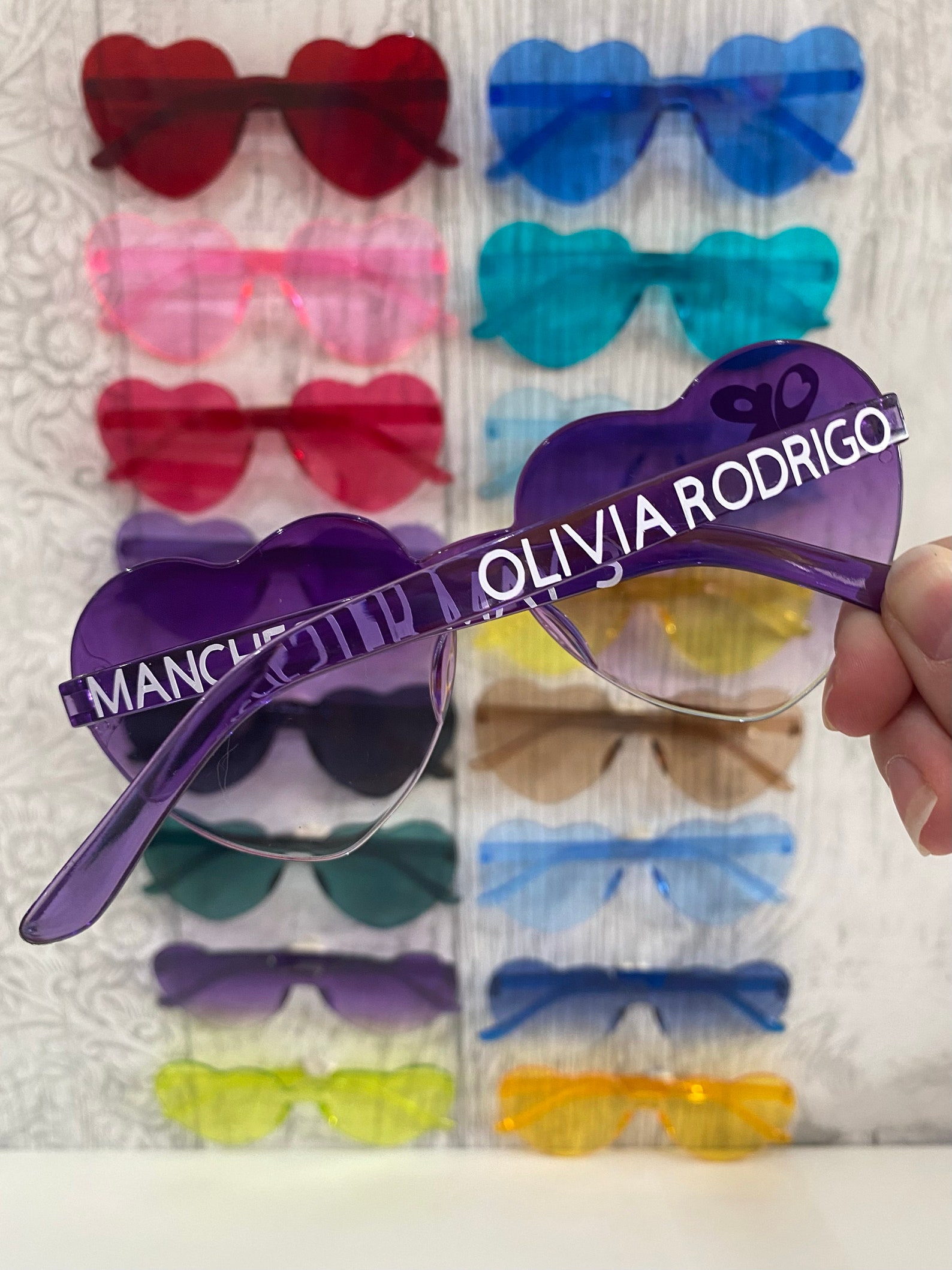Olivia Rodrigo Guts World Tour Glasses Personalised Glasses Concert ...