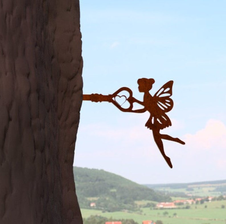 Enchant Your Outdoor Space With a Fairy Key Tree DXF File Unlock the ...