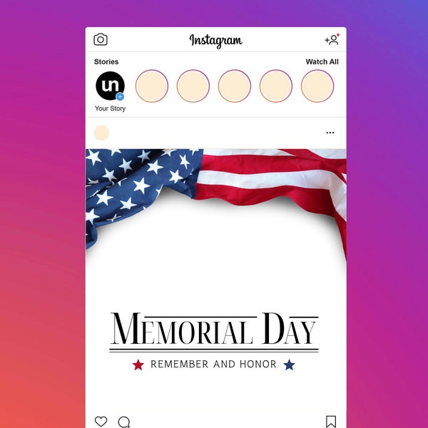 Memorial Social Media Post - Etsy