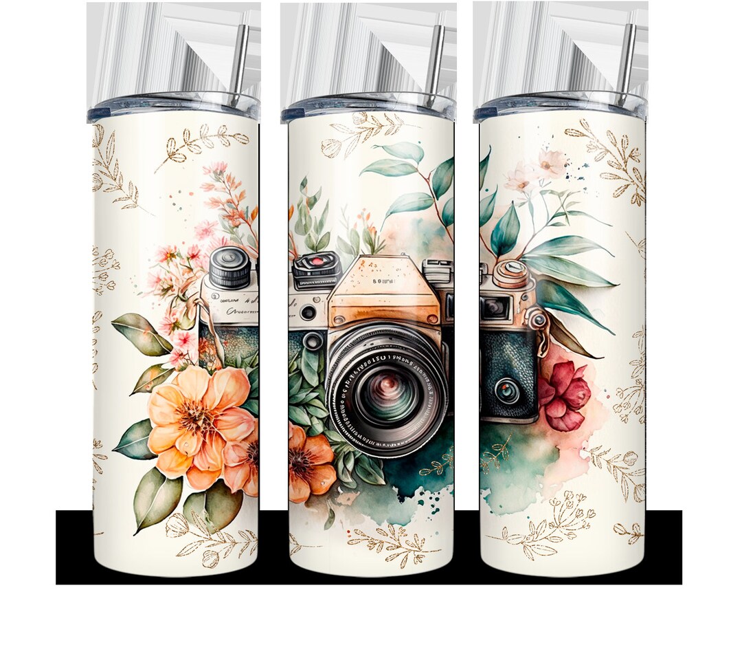 Tumbler, Camera Tumbler 20oz Insulated Tumbler - Etsy