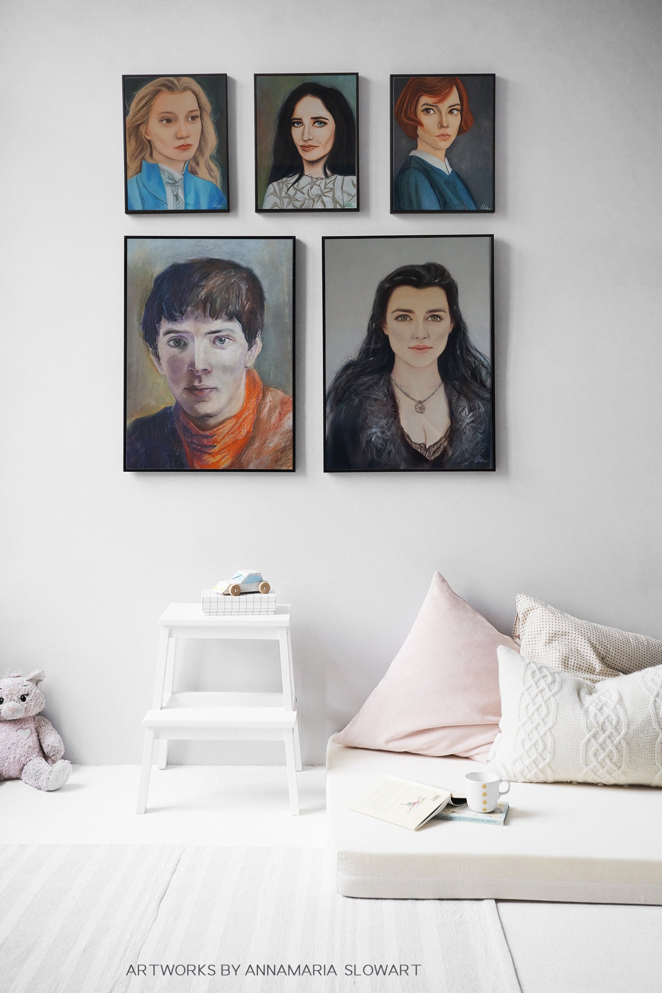 The Queen's Gambit Portrait in Pastels - Etsy