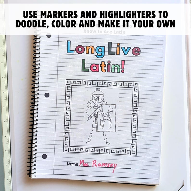 PRINTED Henle Latin Workbook for Challenge A First Semester Fun ...