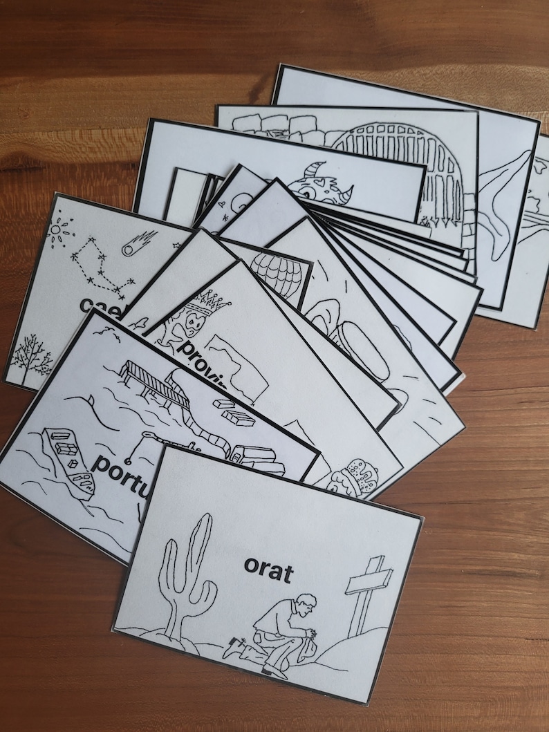 Henle Latin Flashcards for Challenge A Flash Cards With Pictures ...