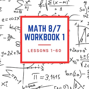 8th Grade Printable Math Workbook - Etsy