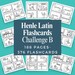 Henle Latin Vocabulary Flashcards With Pictures for Challenge B and ...