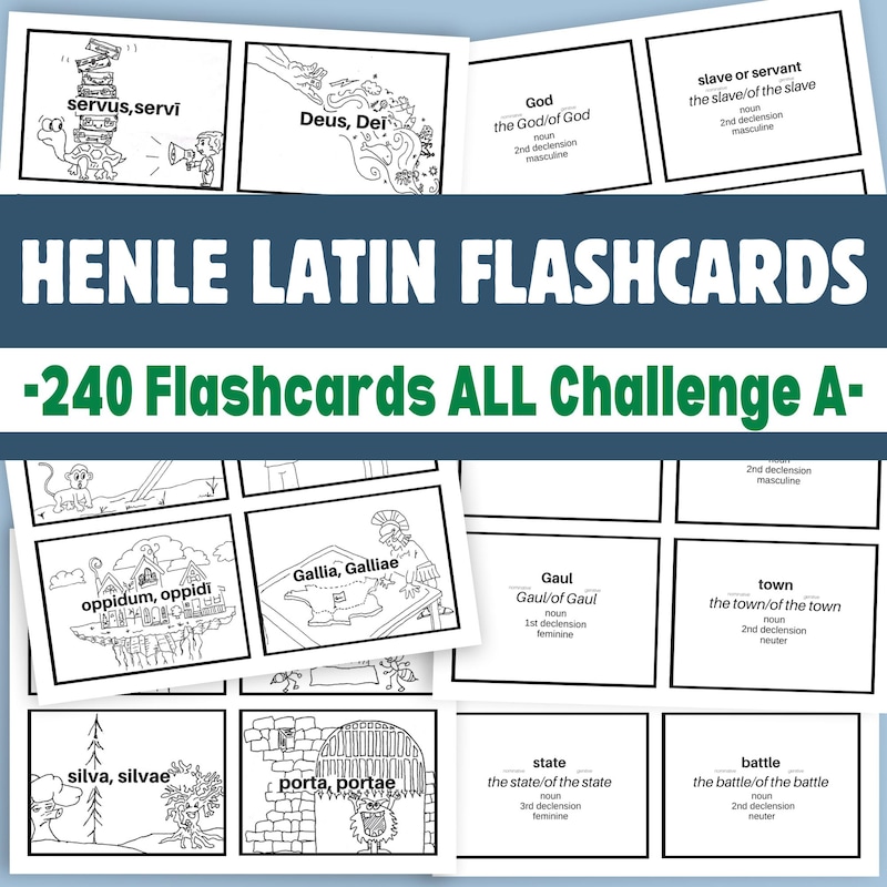 Latin Challenge a Cards - Etsy