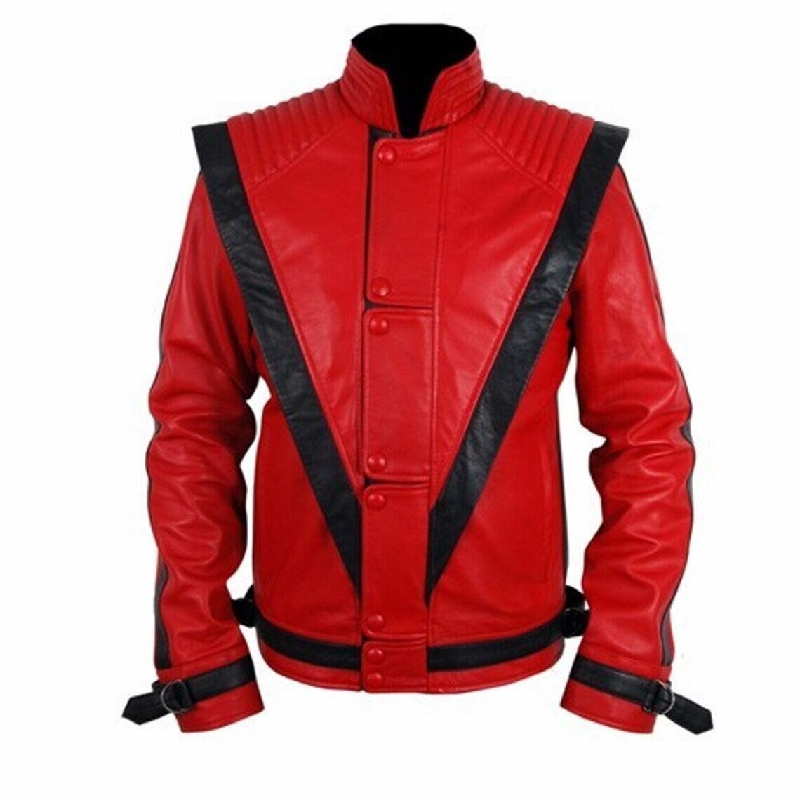MJ Thriller Michael Jackson Real Leather Jacket - Etsy