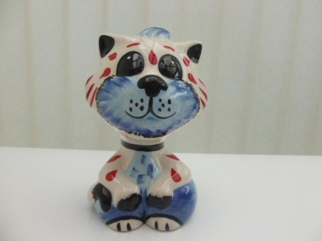 Lorna Bailey Tad the Cat Figure Signed to the Base - Etsy