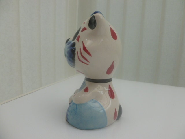 Lorna Bailey Tad the Cat Figure Signed to the Base - Etsy UK