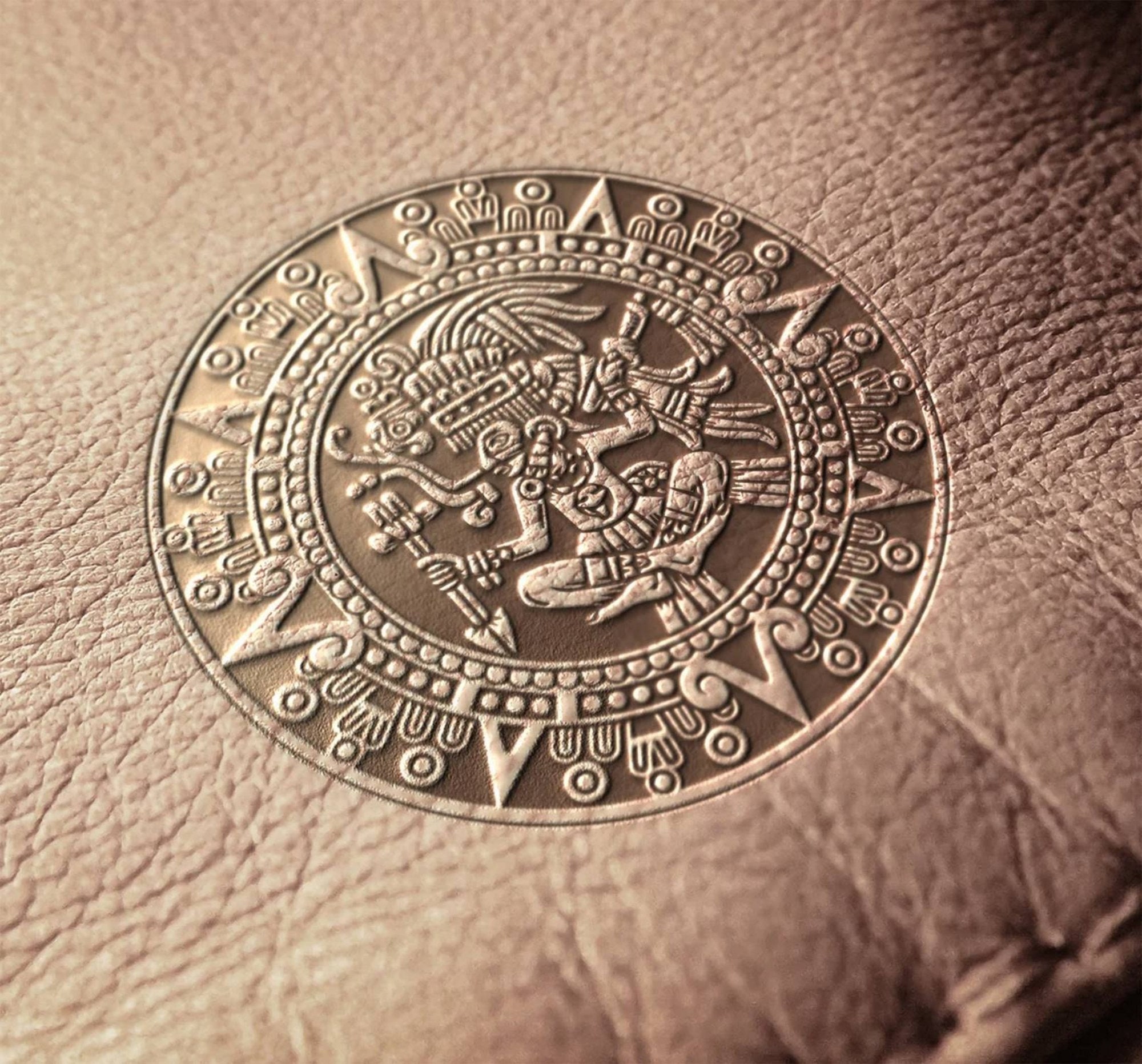 Aztec Calendar Svg Gift Digital Design 2. Vector Dxf, Cdr,svg, for CNC ...