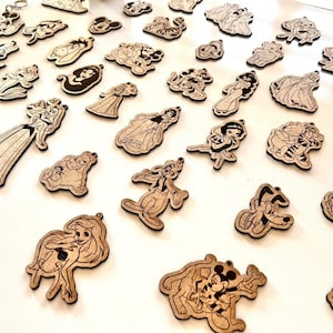 Keychains Mickey Cartoon Bundle Set 237 + Amazing Design Laser Cut File ...