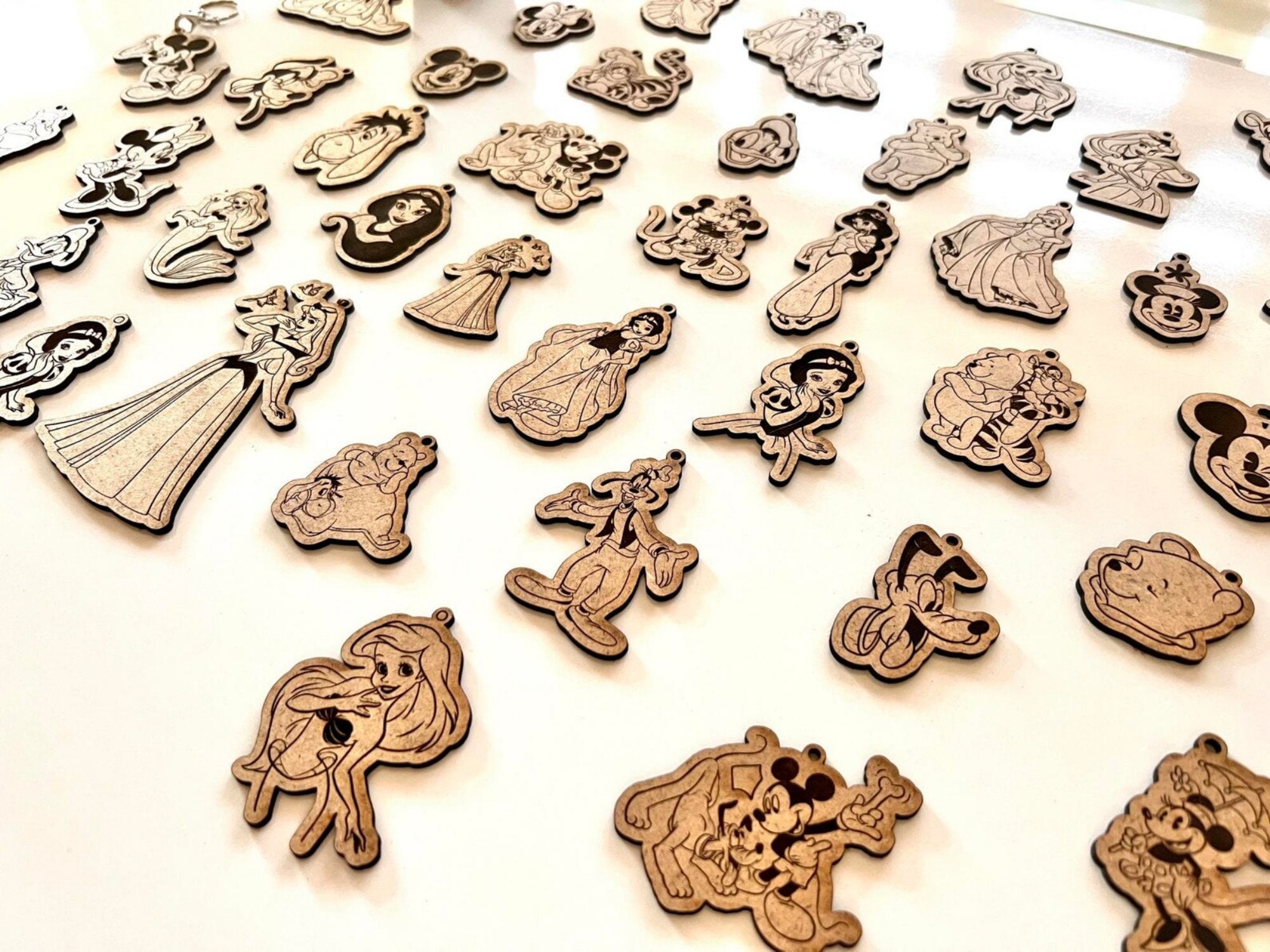 Keychains Mickey Cartoon Bundle Set 237 + Amazing Design Laser Cut File ...