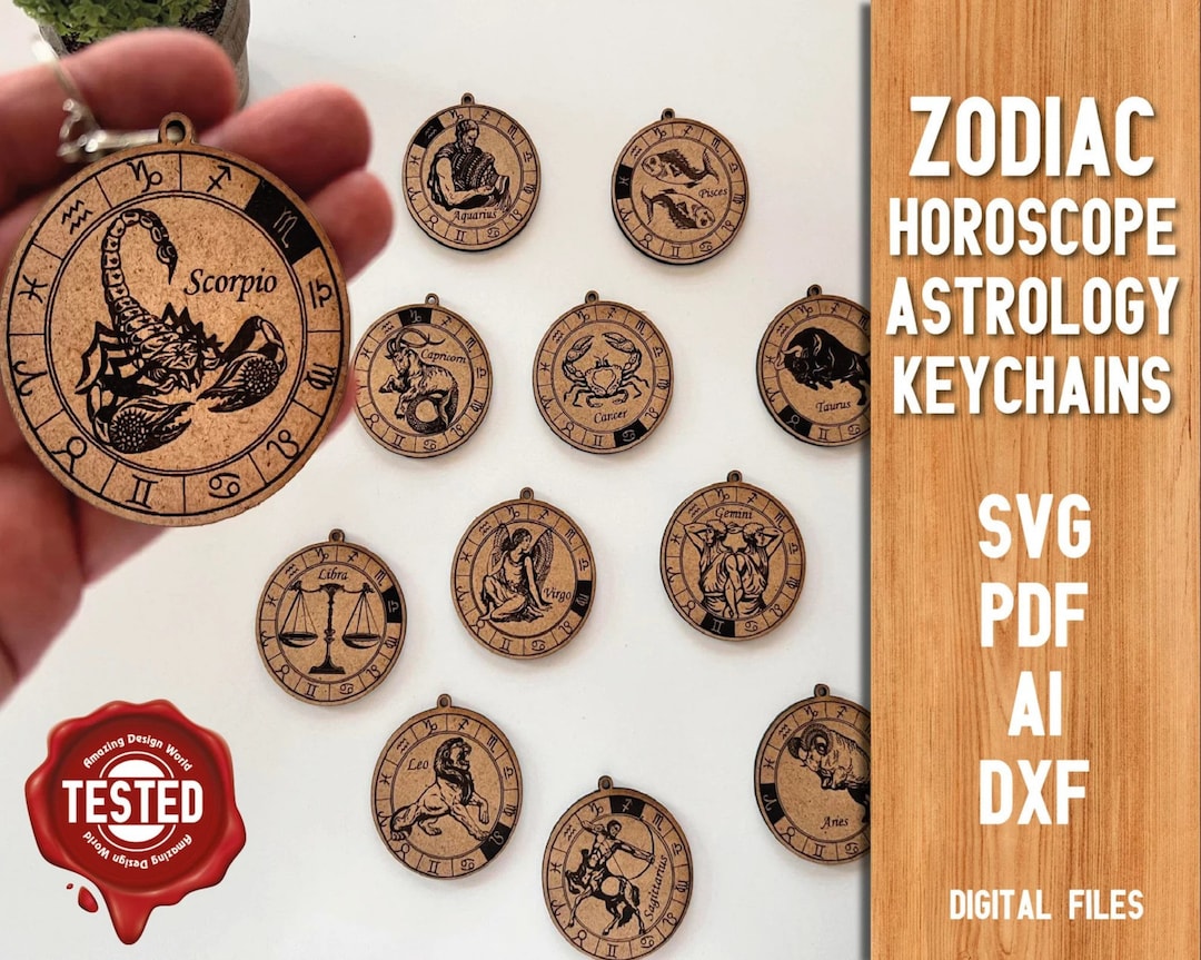 Astrology Zodiac Horoscope Zodiac Signs SVG Bundle, Constellation Svg ...