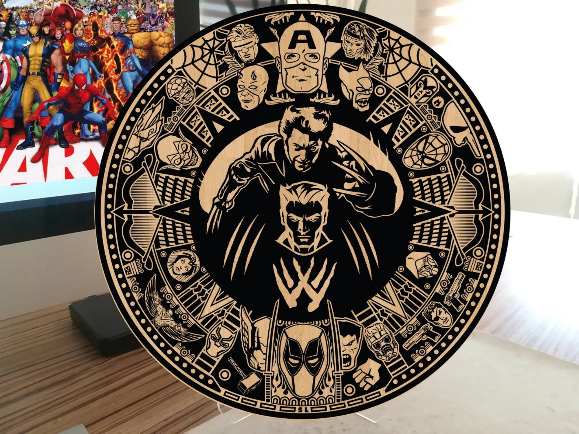 Movie Svg Marvel X Man , X-men Astec Calendar Vector Dxf, Cdr,svg, for ...