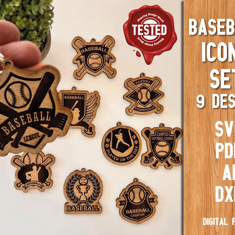 Baseball Keychain - Etsy