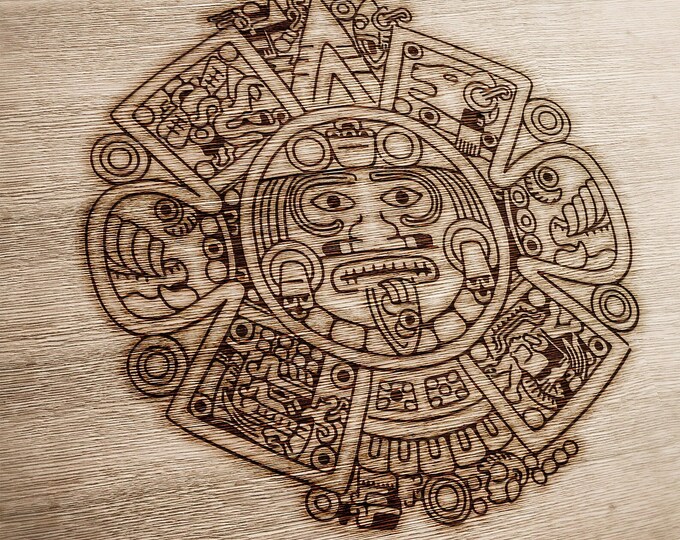 Aztec Calendar, Calendar, Azteca, SVG, DXF, PNG, Vector, Screen ...