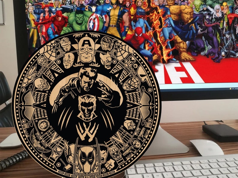 Movie Svg Marvel X Man , X-men Astec Calendar Vector Dxf, Cdr,svg, for ...