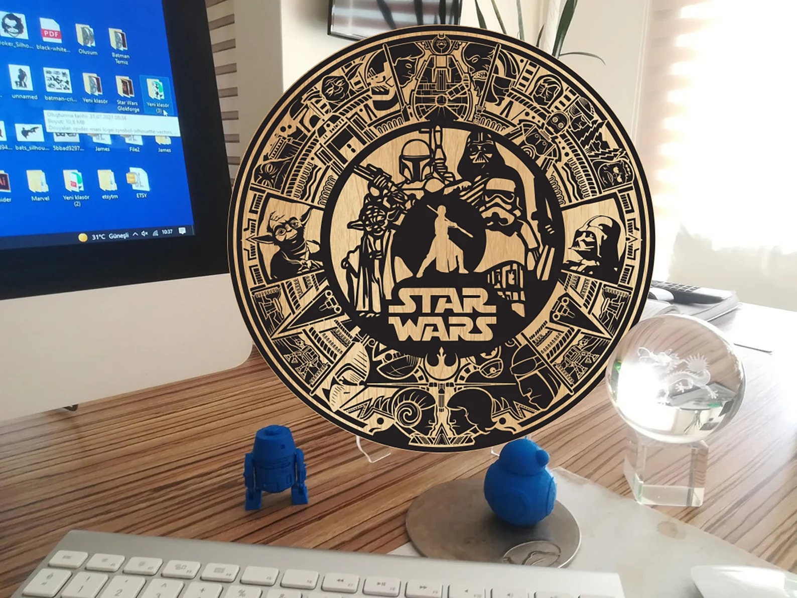 New Star Wars Calendar .v6 Vector Dxf, Cdr,svg, for CNC, Vector File ...