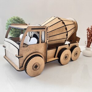 Cement Trolley Model Laser Cut Display Vector Easy Cut, Storage, Stand ...