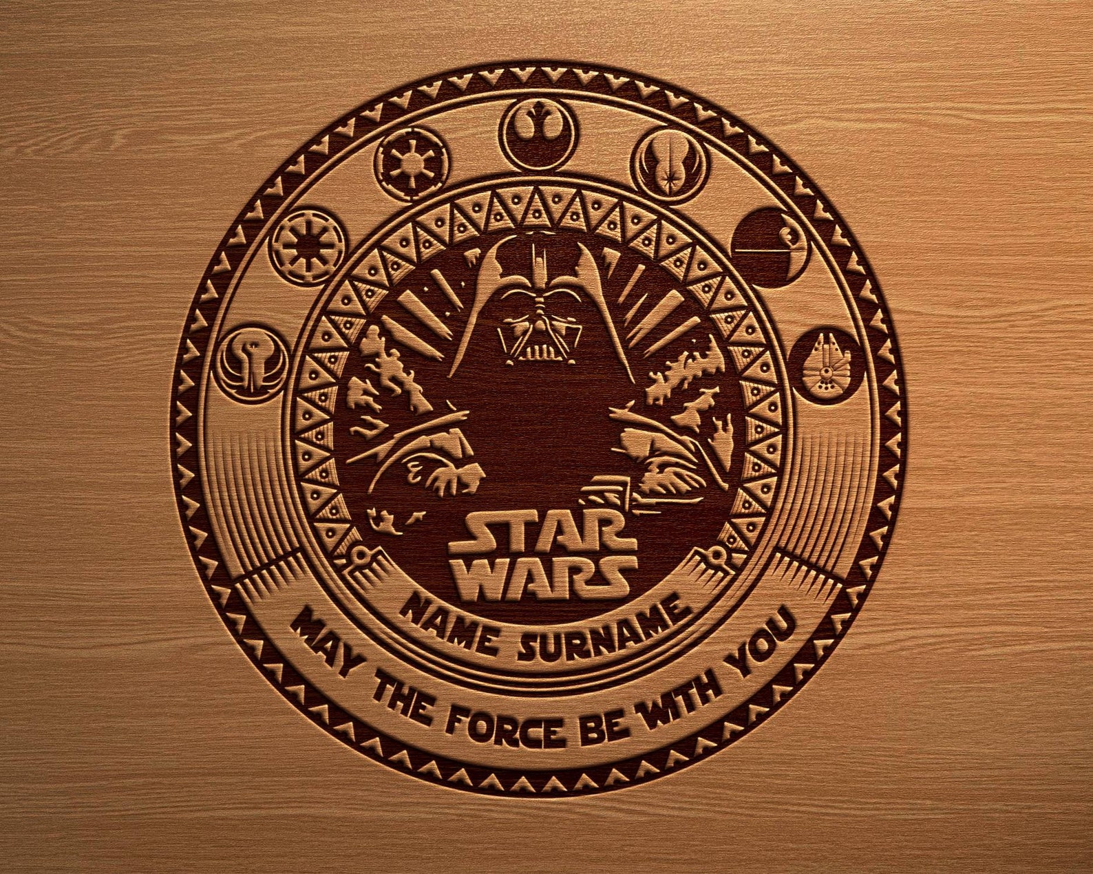 Star Wars Svg Design 25 Vector Dxf, Cdr,svg, for Laser, Cnc, Printing ...