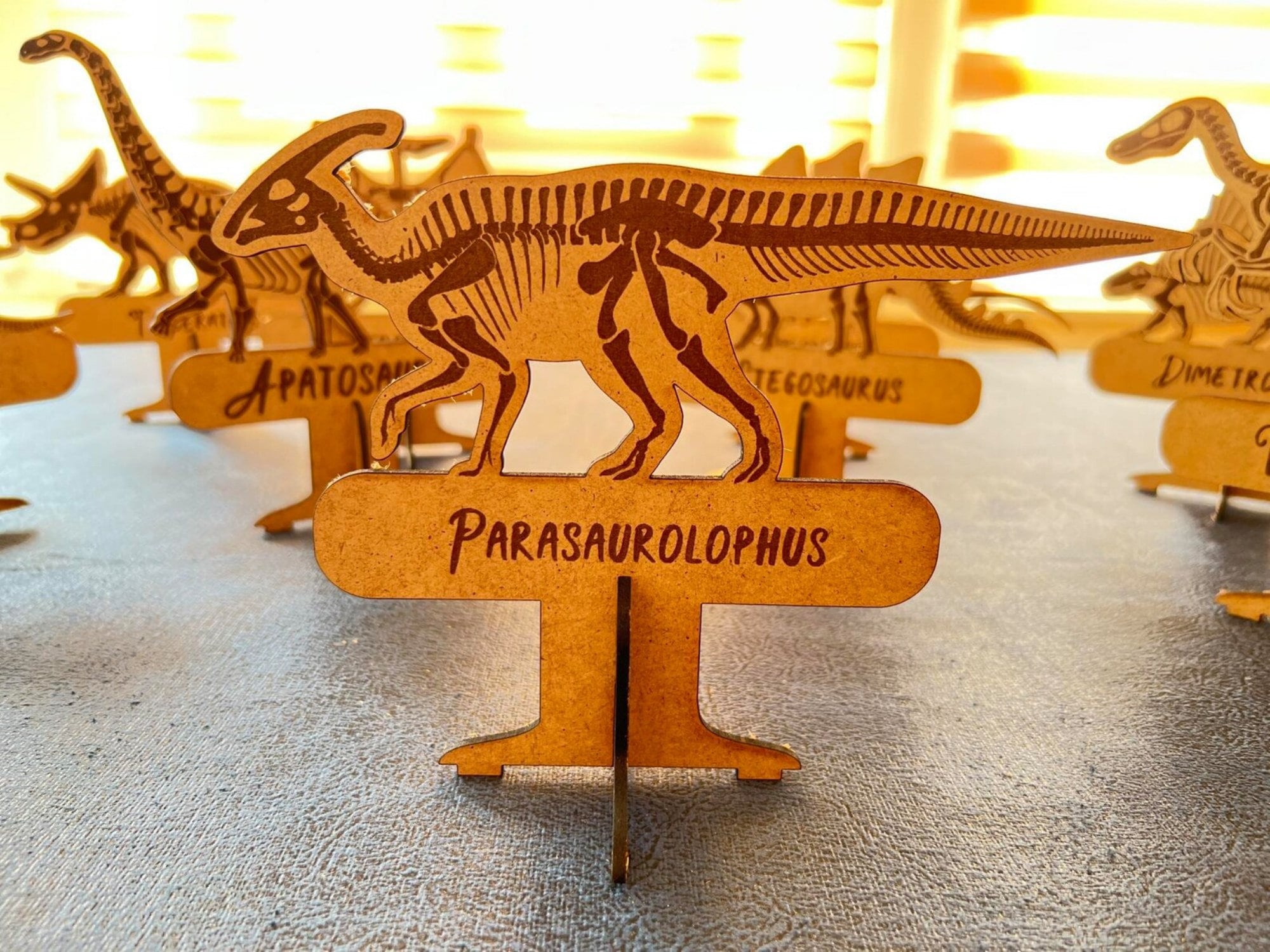 Dinosaur Svg Laser Cut File Multilayer Decor, T-rex Glowforge Project ...