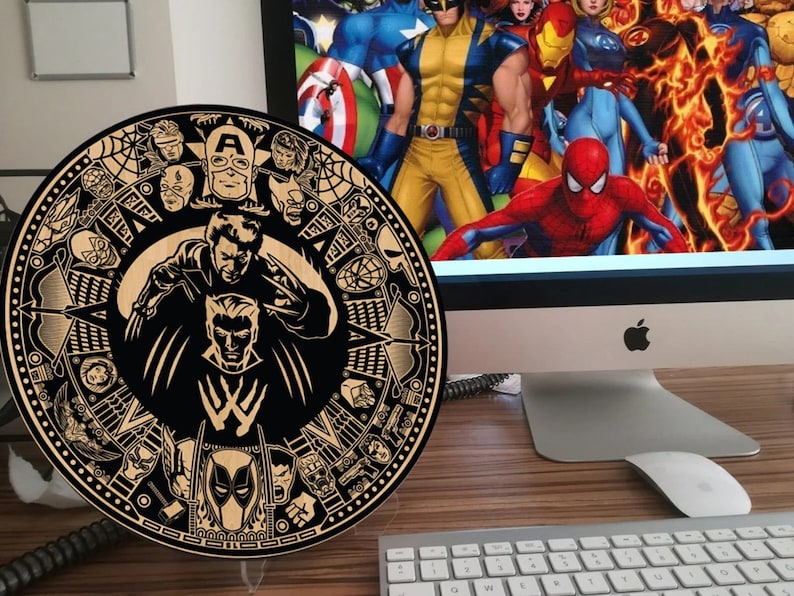 Movie Svg " Marvel X Man , X-men Astec Calendar " Vector Dxf, Cdr,svg ...