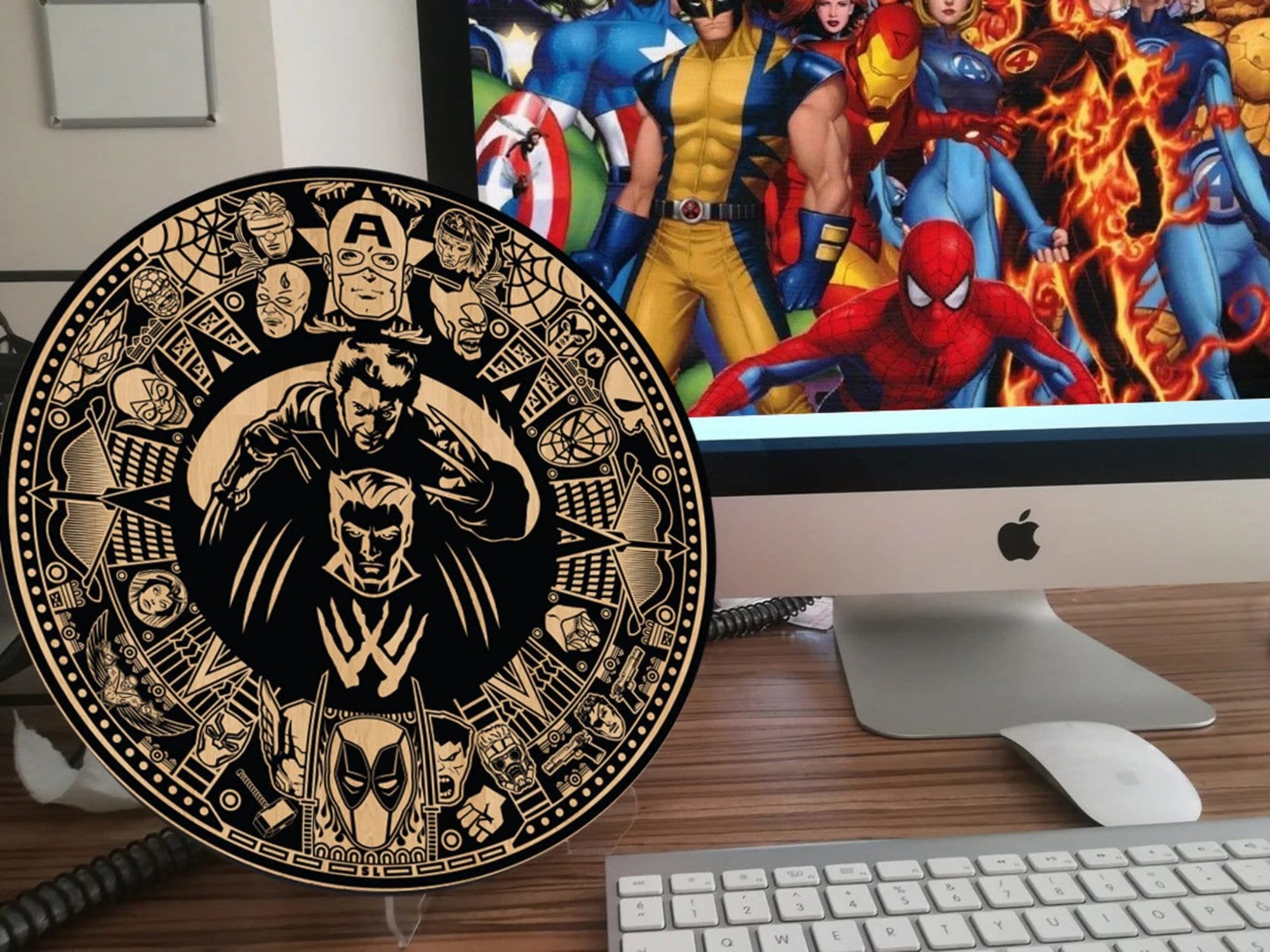 Movie Svg " Marvel X Man , X-men Astec Calendar " Vector Dxf, Cdr,svg ...