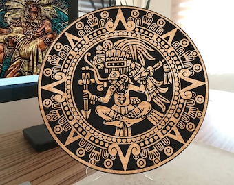 Aztec Calendar Svg Gift Digital Design Vector Dxf, Cdr,svg, for CNC ...