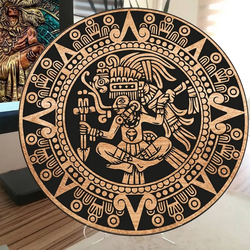 Wood Azteca Calendar - Etsy
