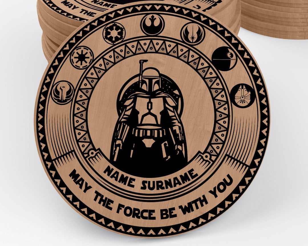 Mandorian Star Wars Svg Design 26 Vector Dxf, Cdr,svg, for Laser, Cnc ...