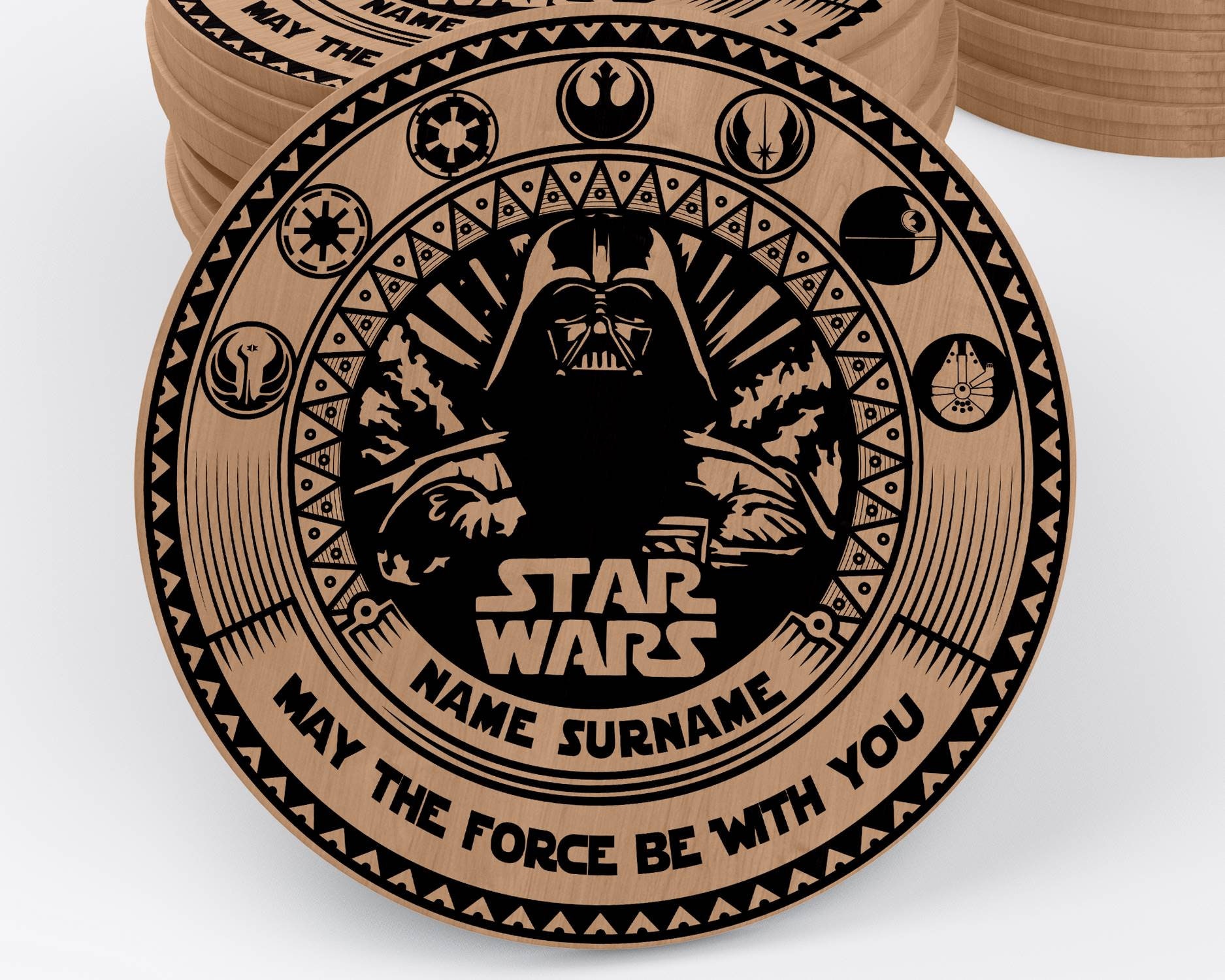 Star Wars Svg Design 25 Vector Dxf, Cdr,svg, for Laser, Cnc, Printing ...