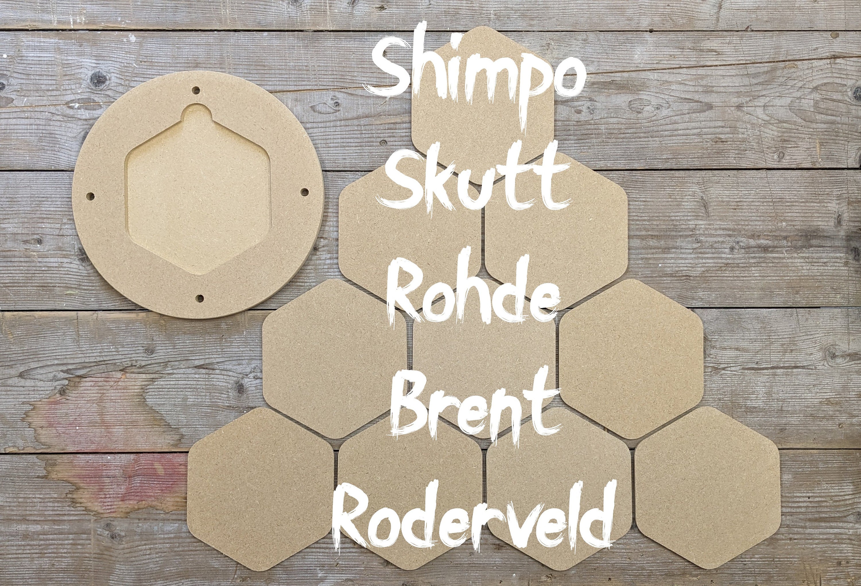 Pottery Bat System 30cm/12 Inch With 10 Hexagonal Inserts - Etsy