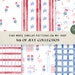 4th July Seamless File - Repeating Pattern for Fabric - USA ...