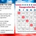 Inauguration Day Printable Game Bingo for 2025 U.S. Presidential Watch ...