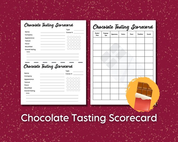Chocolate Tasting Template Interactive Virtual Chocolate Tasting