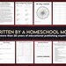 Homeschool Planner Printable and Home Education Portfolio With Planning ...