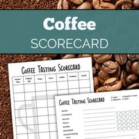 Coffee Tasting Card | Instant Download | Printable: PDF Format - Etsy