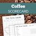 Coffee Tasting Card | Instant Download | Printable: PDF Format - Etsy