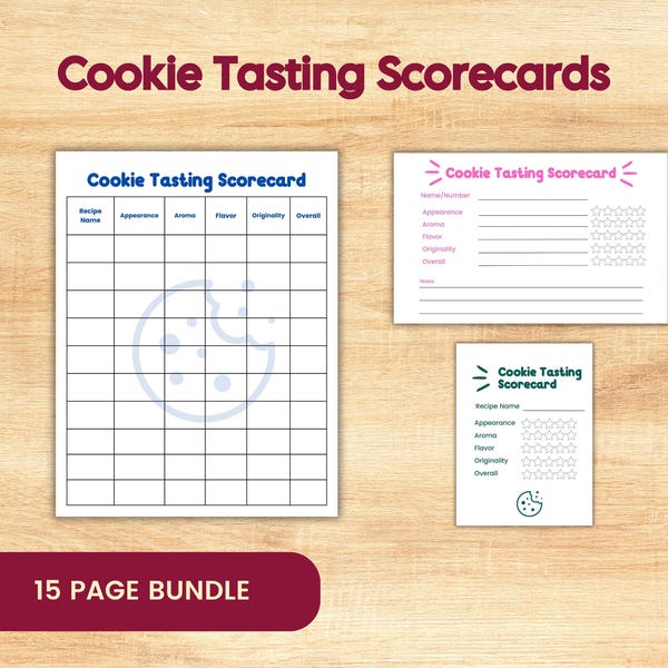 Bake off Score Cards - Etsy