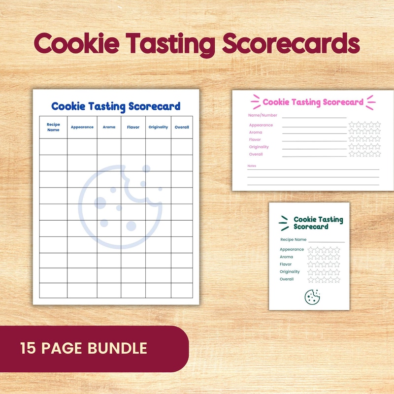Bake off Score Cards - Etsy