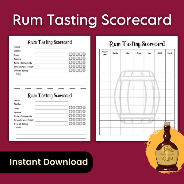Rum Tasting Party - Etsy
