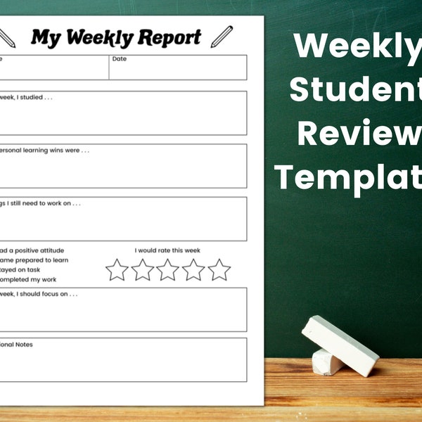Student Report Card - Etsy