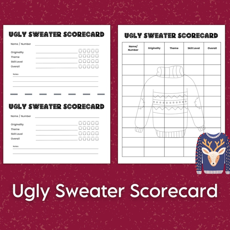 Ugly Holiday Sweater - Etsy