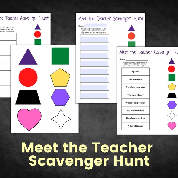 Meet the Teacher Template - Etsy