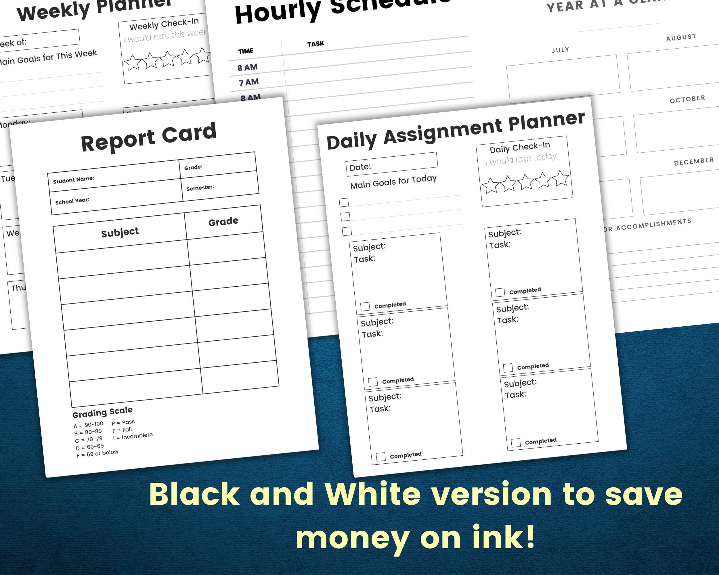 Homeschool Planner Printable and Home Education Portfolio With - Etsy