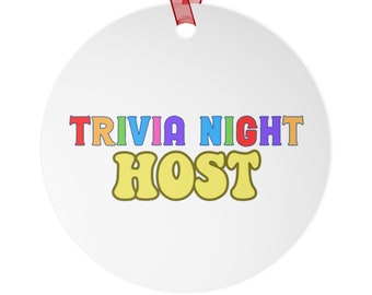 Trivia Night Host Tote Bag Funny Award for Pub Trivia Bar - Etsy