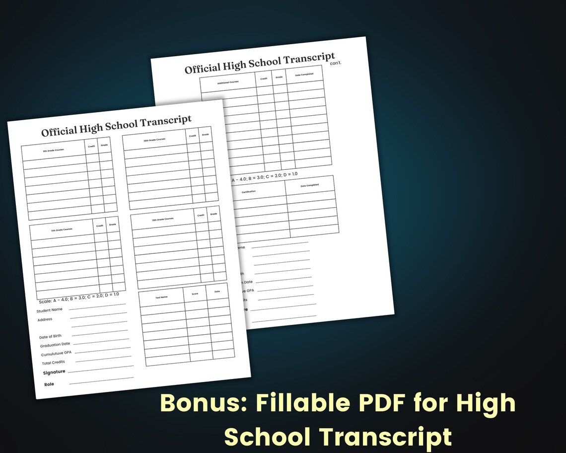 Homeschool Planner Printable and Home Education Portfolio With - Etsy